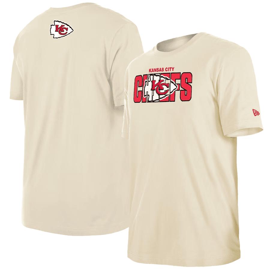 Kansas City Chiefs 2023 NFL Draft T-Shirt - Cream - Bluefink