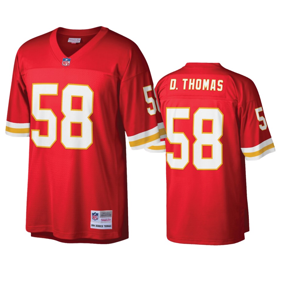 Kansas City Chiefs Derrick Thomas Red Legacy Replica Jersey - Bluefink