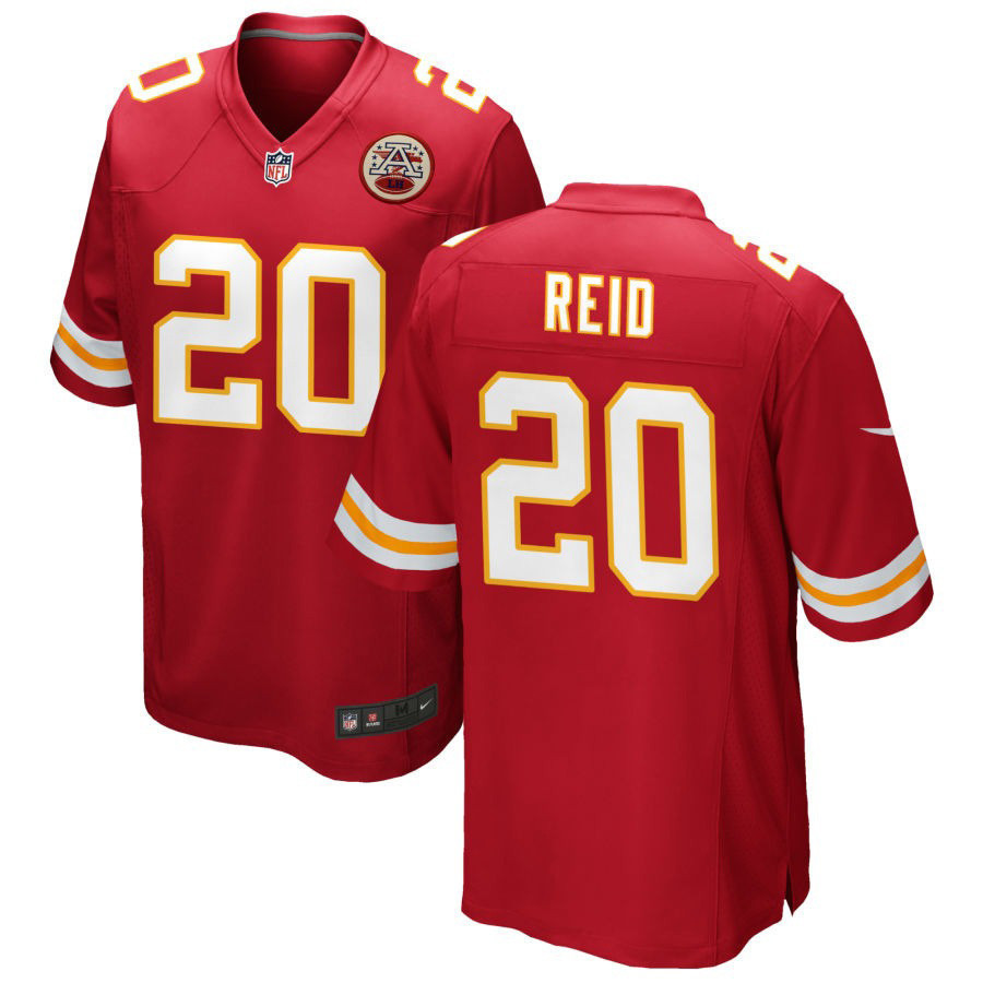 Kansas City Chiefs Justin Reid 20 Game Player Jersey - Red Jersey ...