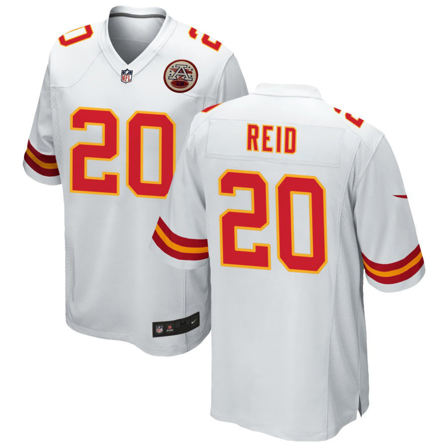 Kansas City Chiefs Justin Reid 20 Game Player Jersey - White Jersey ...