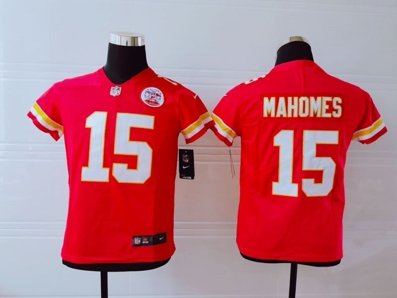 Kansas City Chiefs Patrick Mahomes #15 Nfl 2020 Red Orange Jersey ...