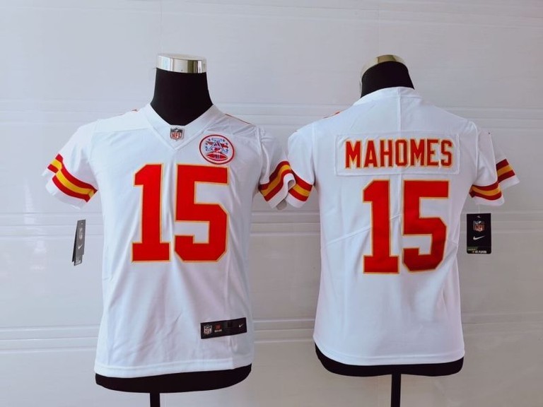 Kansas City Chiefs Patrick Mahomes #15 Nfl 2020 White Jersey - Bluefink