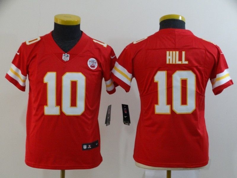 Kansas City Chiefs Tyreek Hill #10 Nfl 2020 Red Jersey - Bluefink