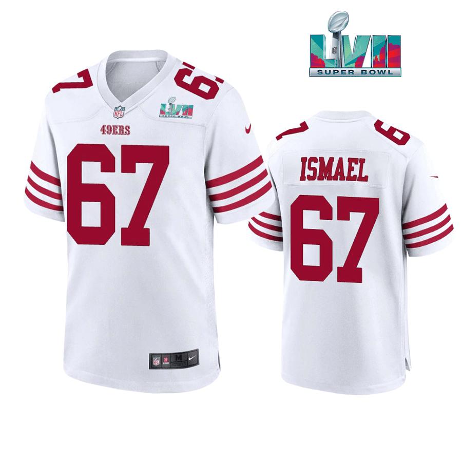 Keith Ismael 67 San Francisco 49Ers Super Bowl LVII White Jersey - Bluefink