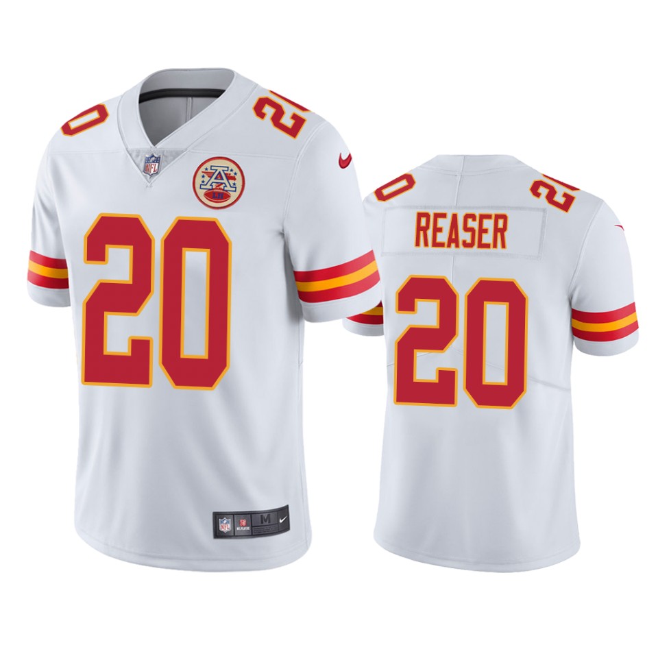 Keith Reaser Kansas City Chiefs White Vapor Limited Jersey - Bluefink