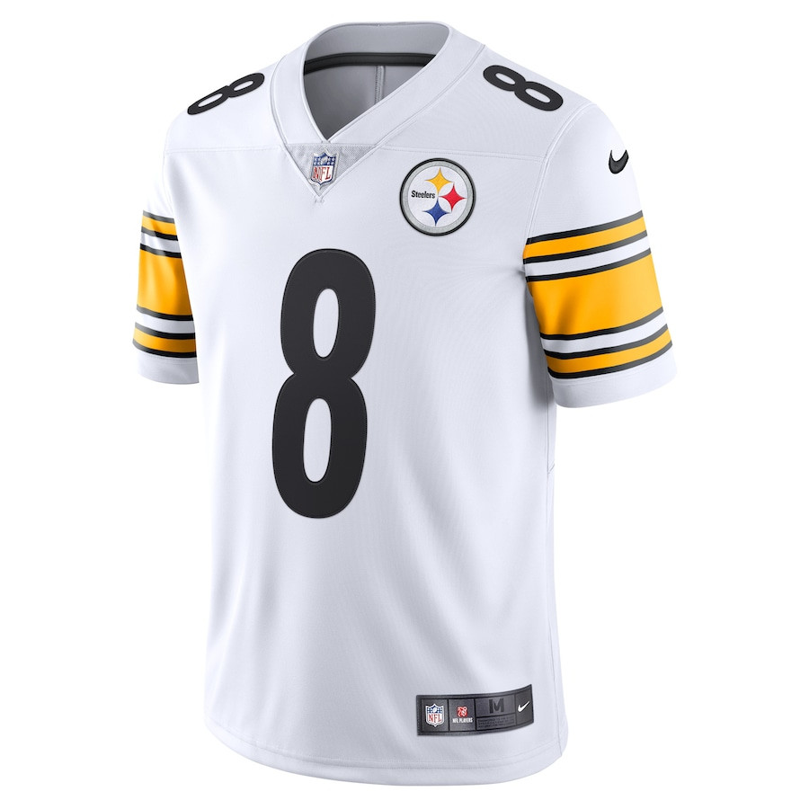 Kenny Pickett 8 Pittsburgh Steelers Men's Vapor Limited Jersey - White ...