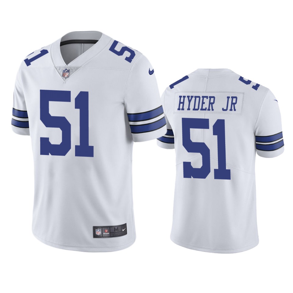 Kerry Hyder Jr Dallas Cowboys White Vapor Limited Jersey - Bluefink