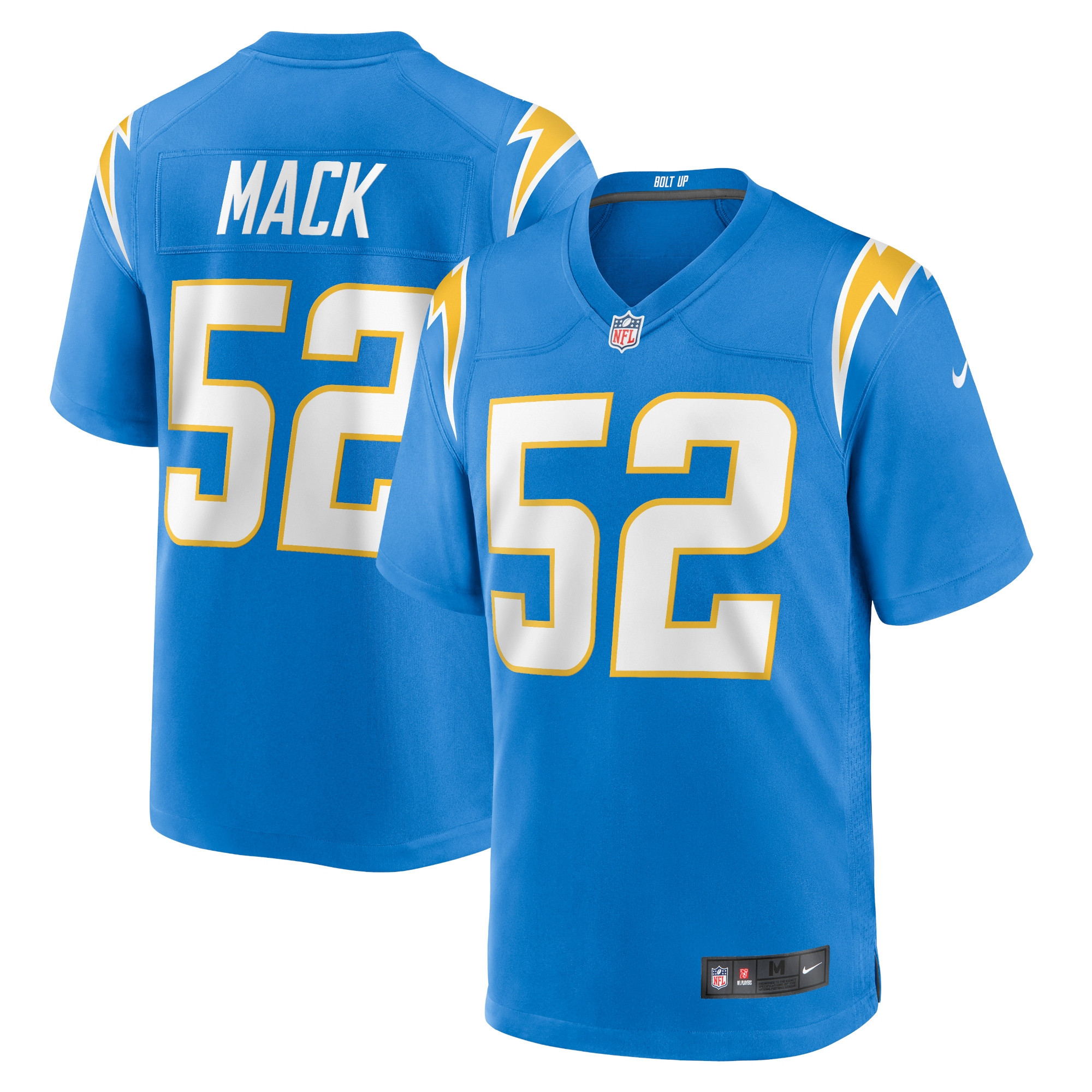Khalil Mack Los Angeles Chargers Game Jersey - Powder Blue Nfl - Bluefink
