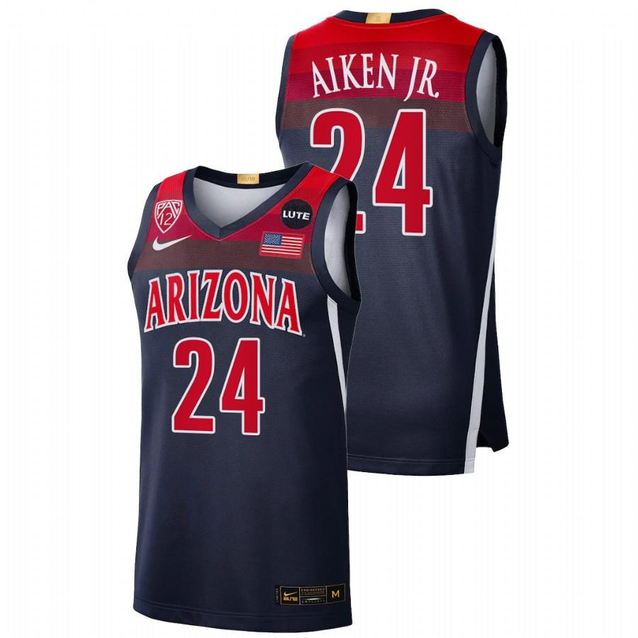 Kim Aiken Jr. 24 Arizona Wildcats 2023 College Basketball Elite Limited ...