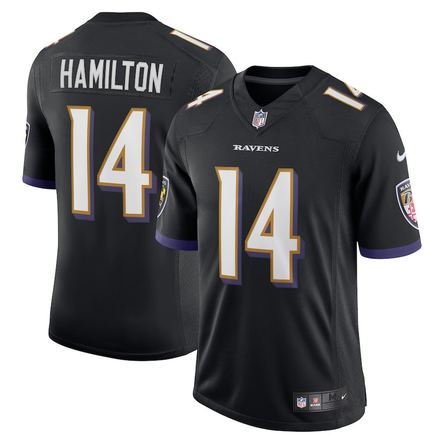 Kyle Hamilton 14 Baltimore Ravens Men's Vapor Limited Jersey - Black ...