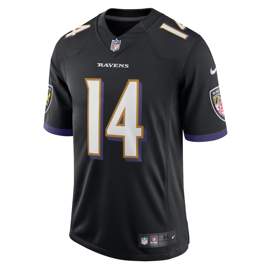 Kyle Hamilton 14 Baltimore Ravens Men's Vapor Limited Jersey - Black ...