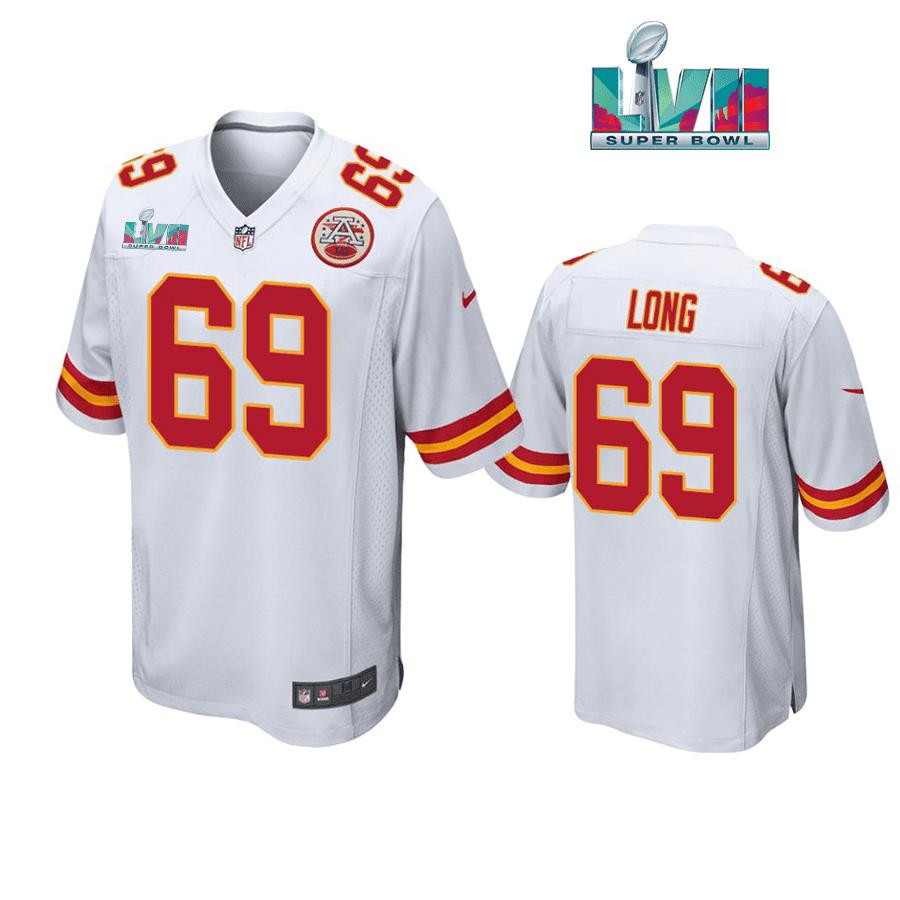 Kyle Long 69 Kansas City Chiefs Super Bowl LVII White Men Game Jersey ...