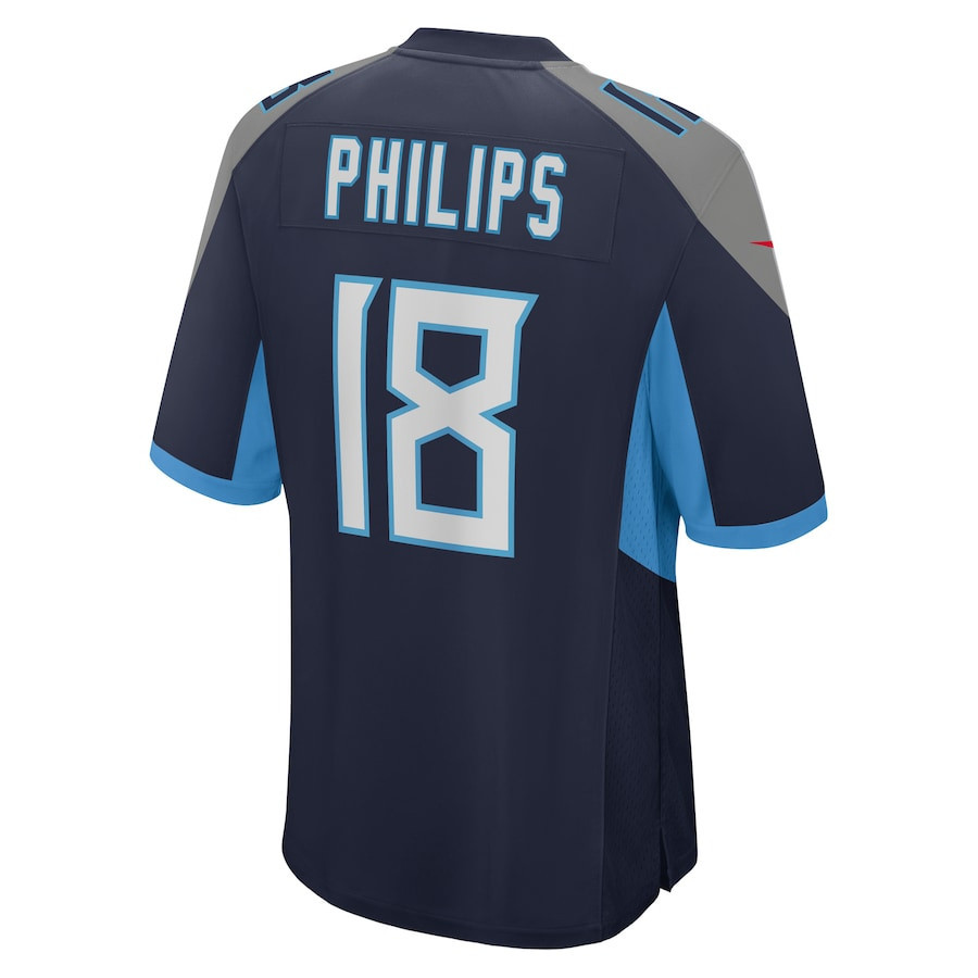 Kyle Philips Tennessee Titans Game Player Jersey - Navy - Bluefink