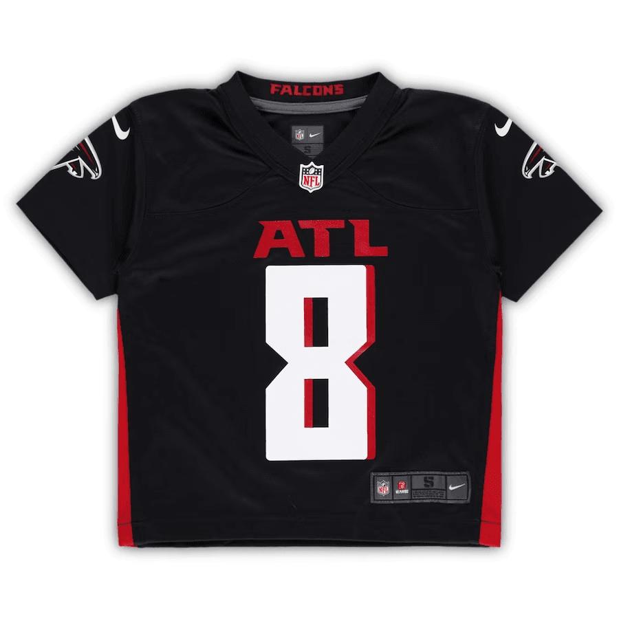 Kyle Pitts 8 Atlanta Falcons Preschool Game Jersey - Black - Bluefink