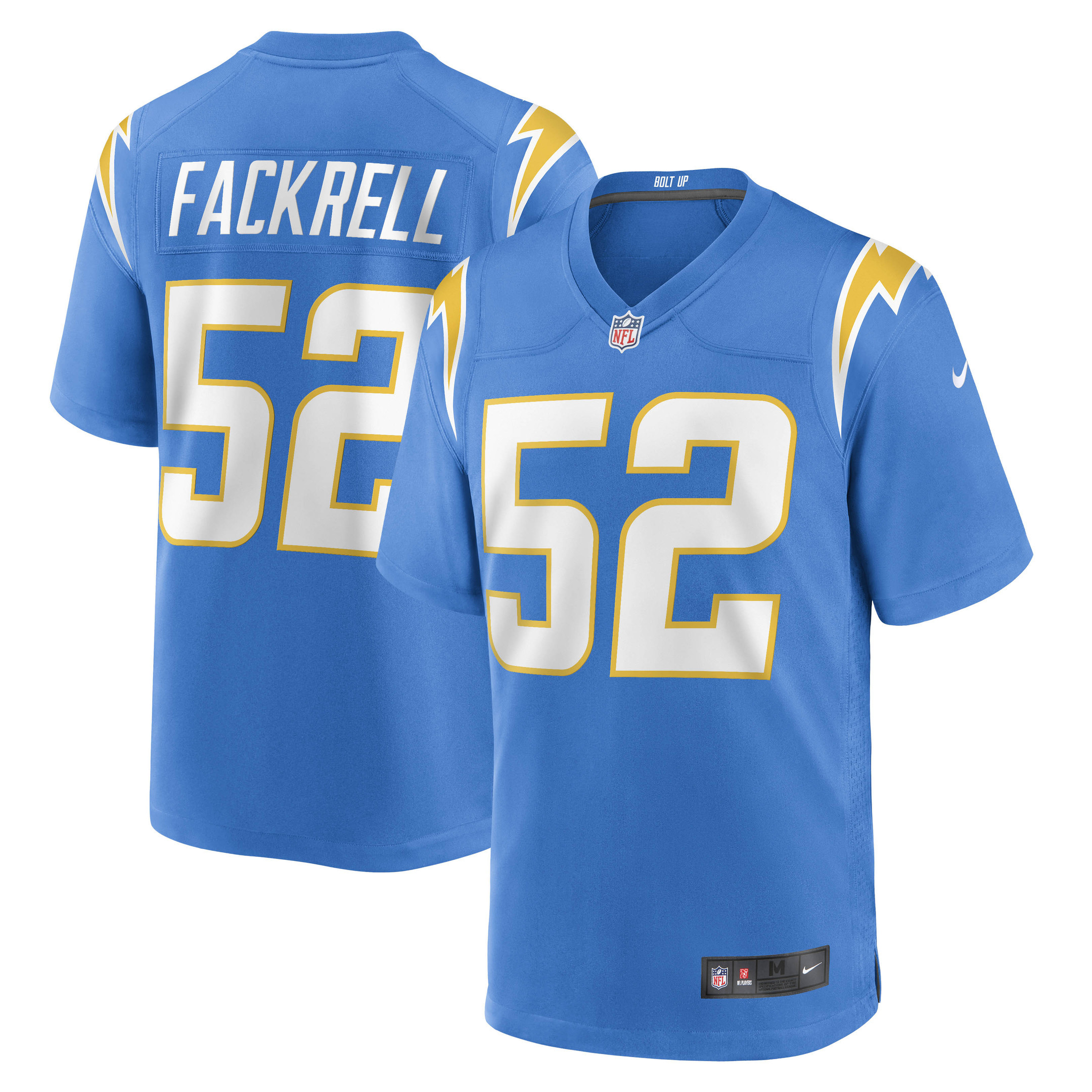 Kyler Fackrell Los Angeles Chargers Game Jersey - Powder Blue Nfl ...