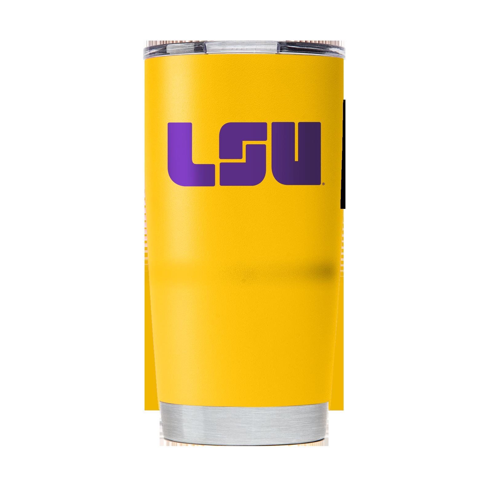 LSU Vault Collection Yellow Tumbler Gift for Fan - Bluefink
