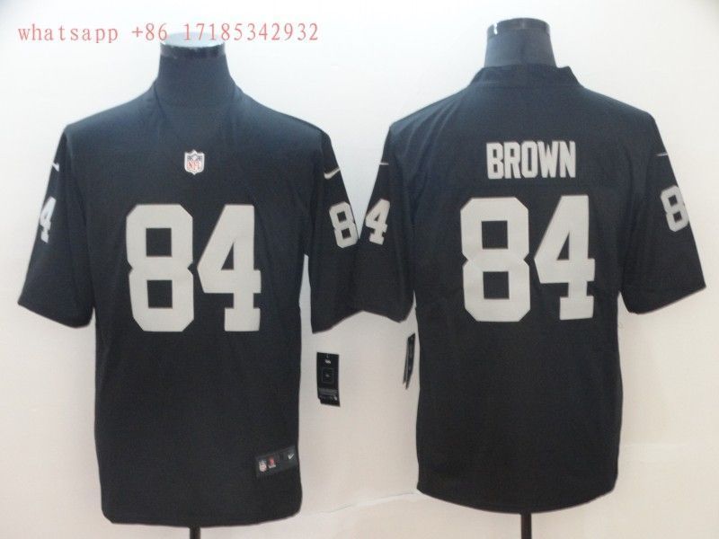 Las Vegas Raiders Antonio Brown #84 Nfl Black Jersey Jersey - Bluefink