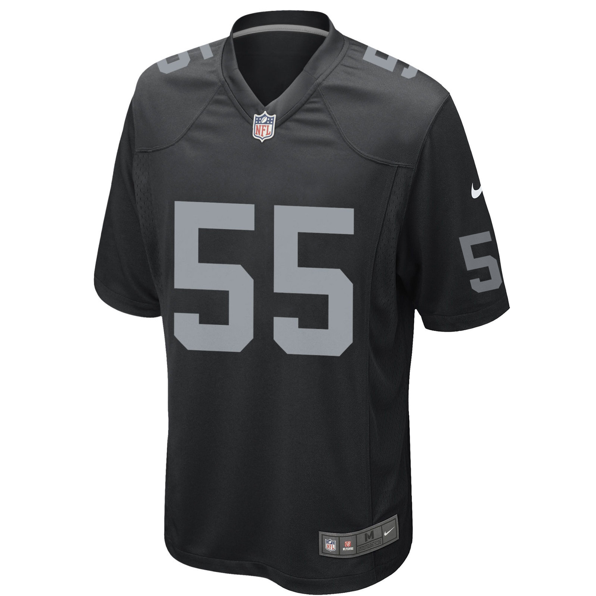 Las Vegas Raiders Chandler Jones 55 Game Jersey - Black Jersey - Bluefink