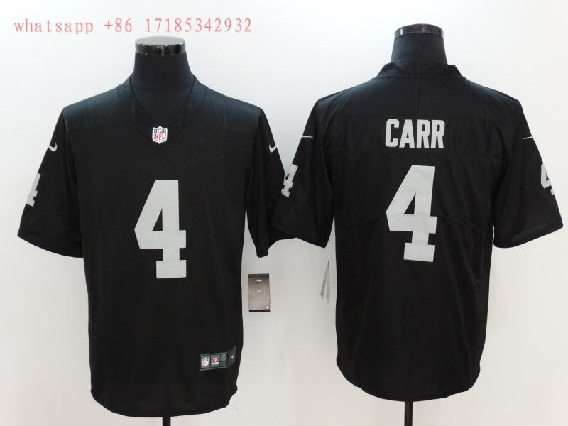Las Vegas Raiders Derek Carr #4 Nfl Black Jersey Jersey - Bluefink