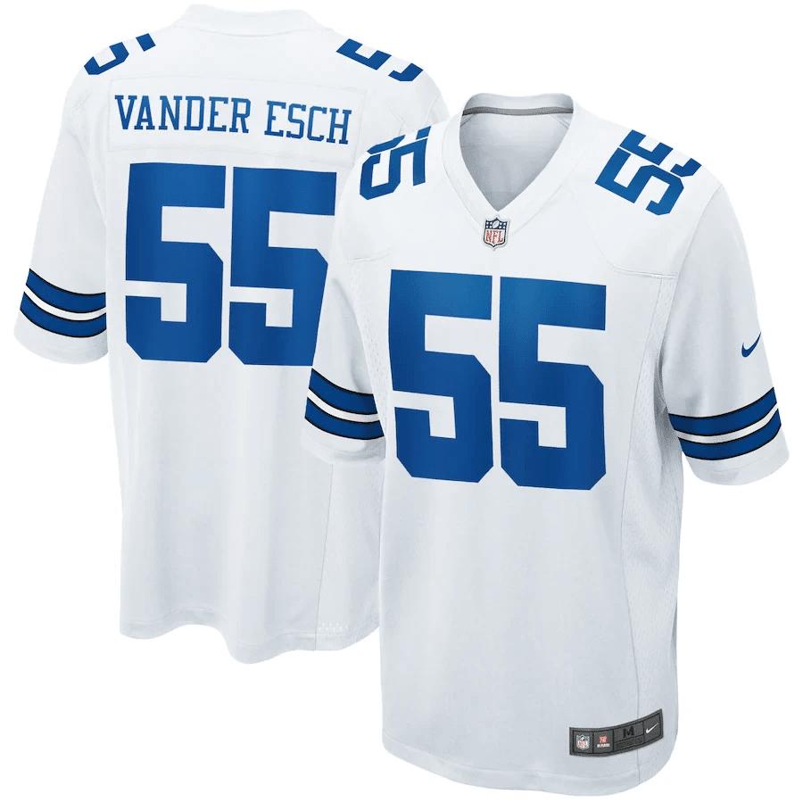 Leighton Vander Esch 55 Dallas Cowboys Game Jersey - White - Bluefink