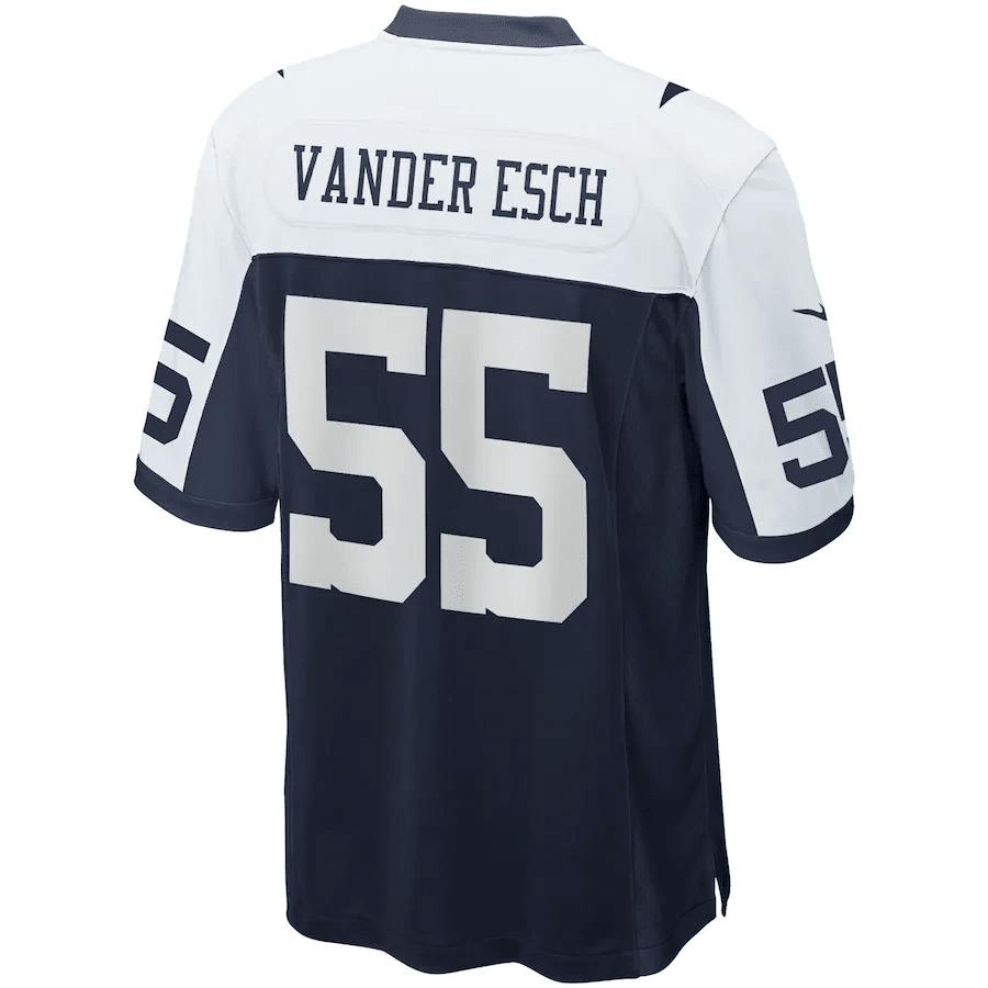 Leighton Vander Esch 55 Dallas Cowboys Game Team Jersey - Navy - Bluefink