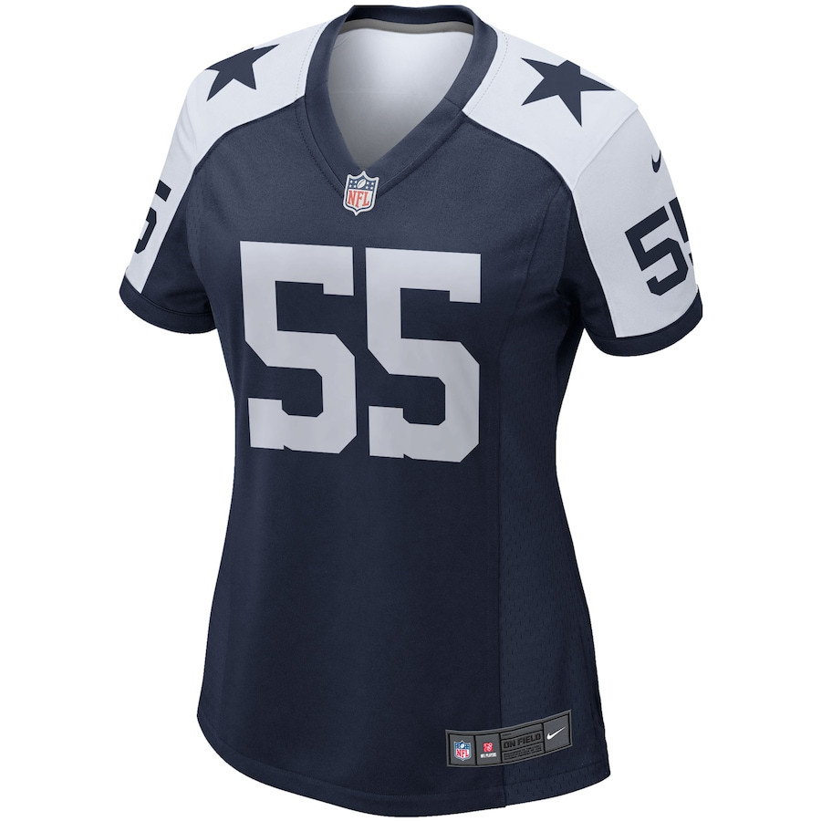 Leighton Vander Esch 55 Dallas Cowboys Women's Alternate Game Team ...
