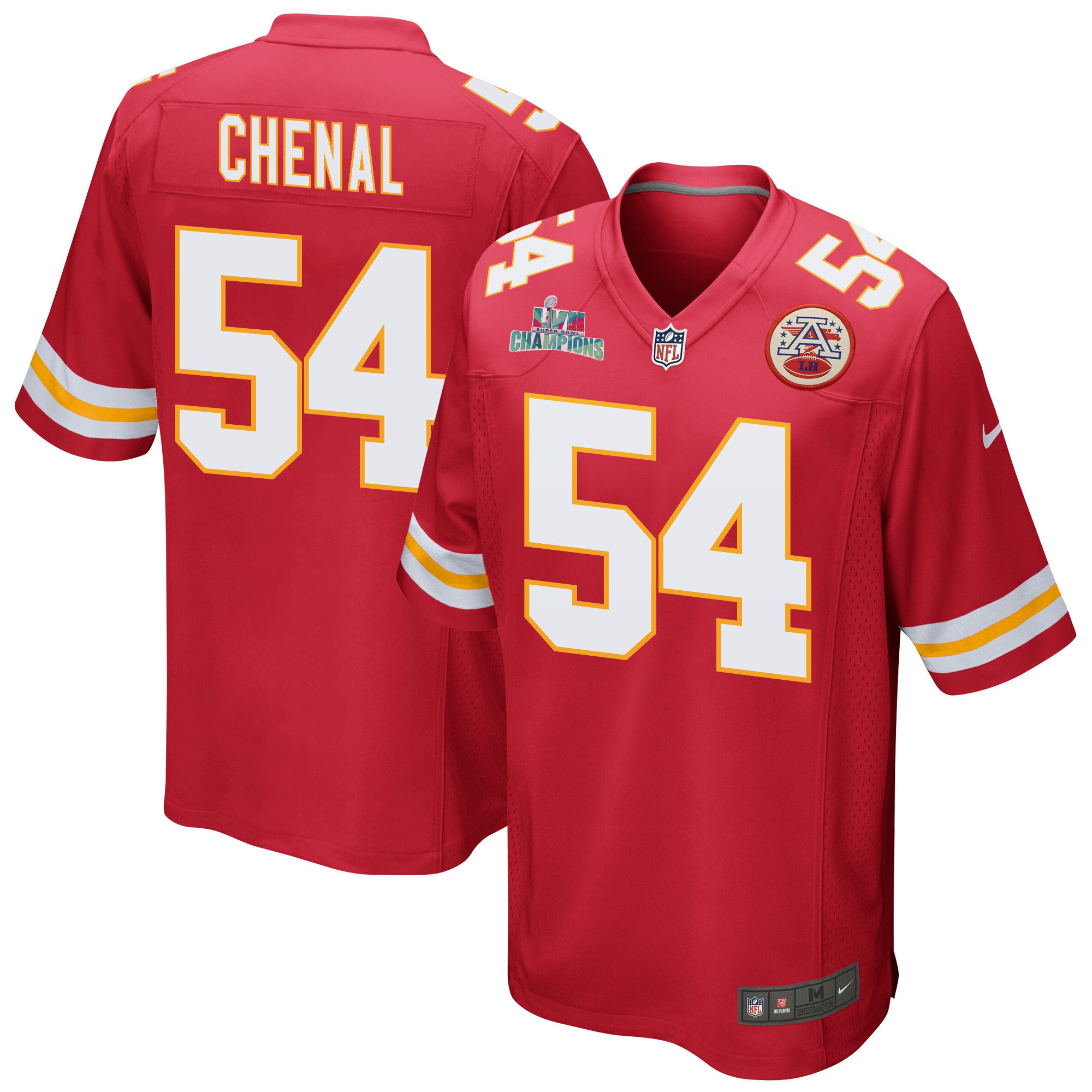 Leo Chenal 54 Kansas City Chiefs Super Bowl LVII Champions Men Game ...