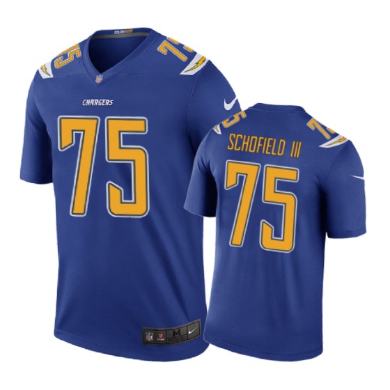 Los Angeles Chargers #75 Michael Schofield Iii Nike Color Rush Royal ...