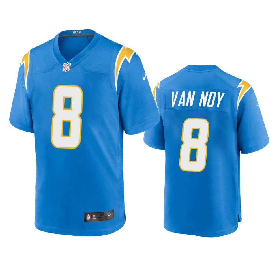 Los Angeles Chargers Kyle Van Noy 8 Powder Blue Game Jersey - Bluefink