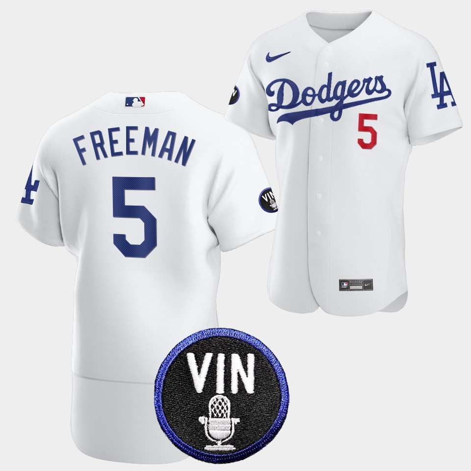 Los Angeles Dodgers Honor Vin Scully Freddie Freeman Commemorative ...