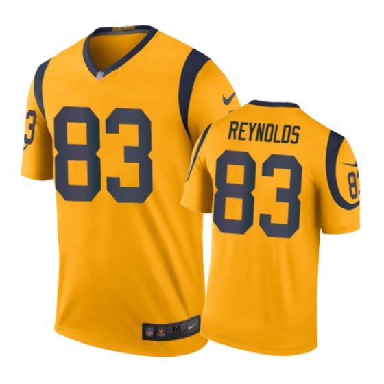 Los Angeles Rams #83 Josh Reynolds Nike Color Rush Gold Jersey - Bluefink