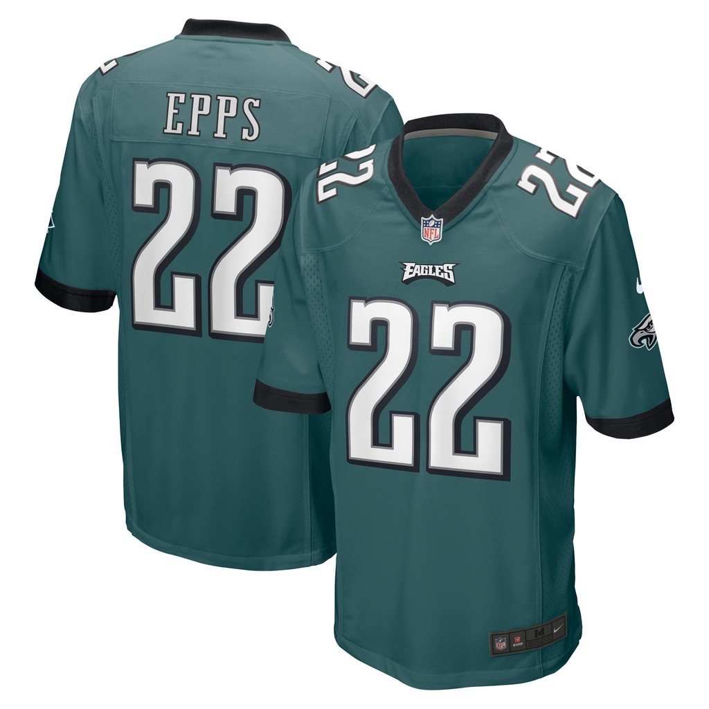 Marcus Epps Philadelphia Eagles Team Game Jersey - Midnight Green Nfl ...
