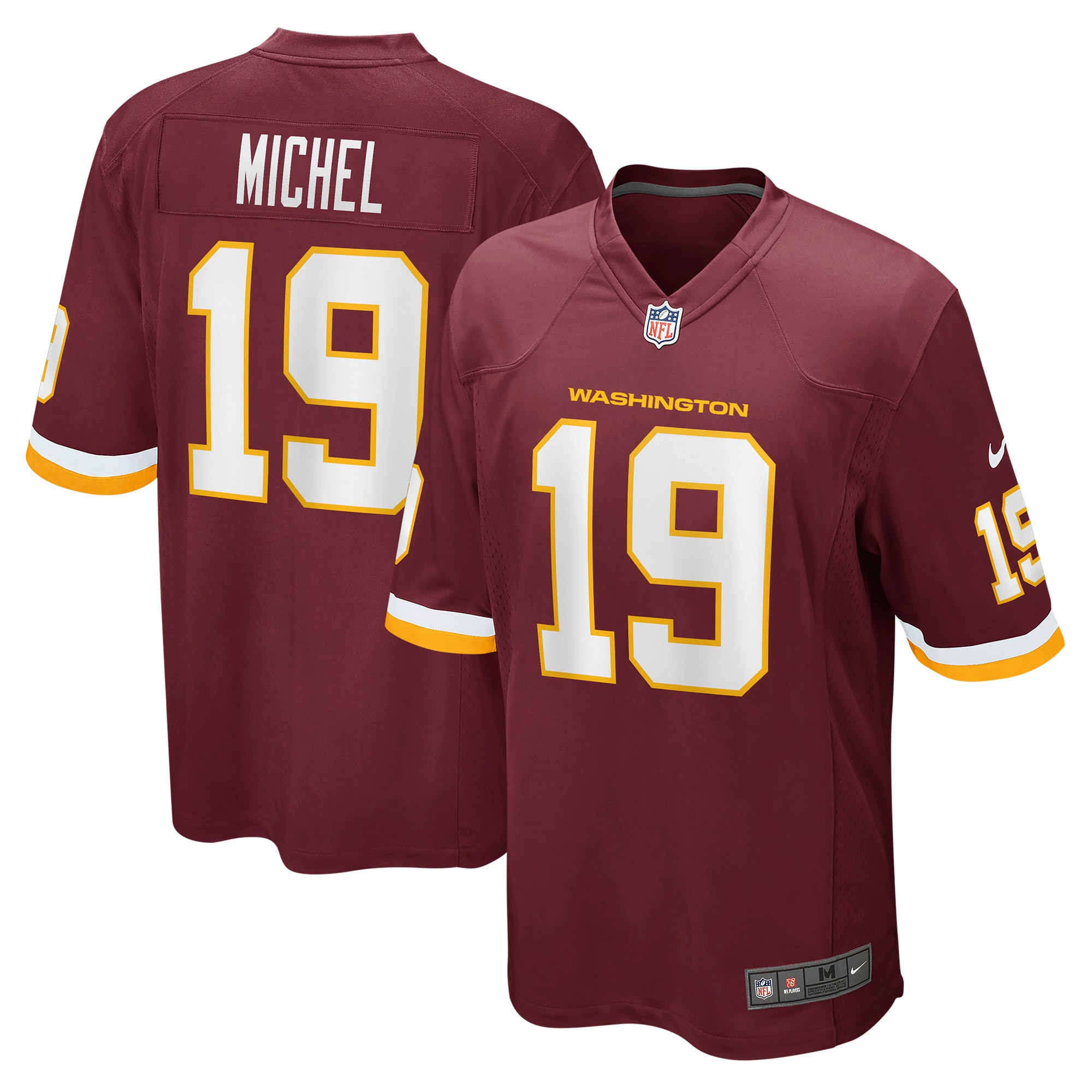 Marken Michel Washington Football Team Game Jersey - Burgundy Nfl ...