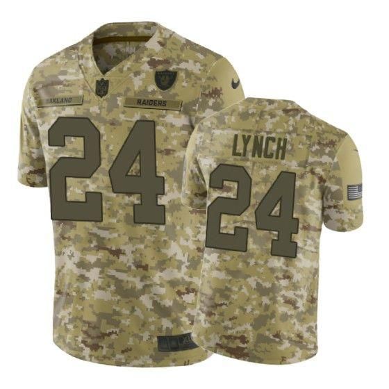 Marshawn Lynch Jersey Nfl Camo Oakland Raiders - Bluefink