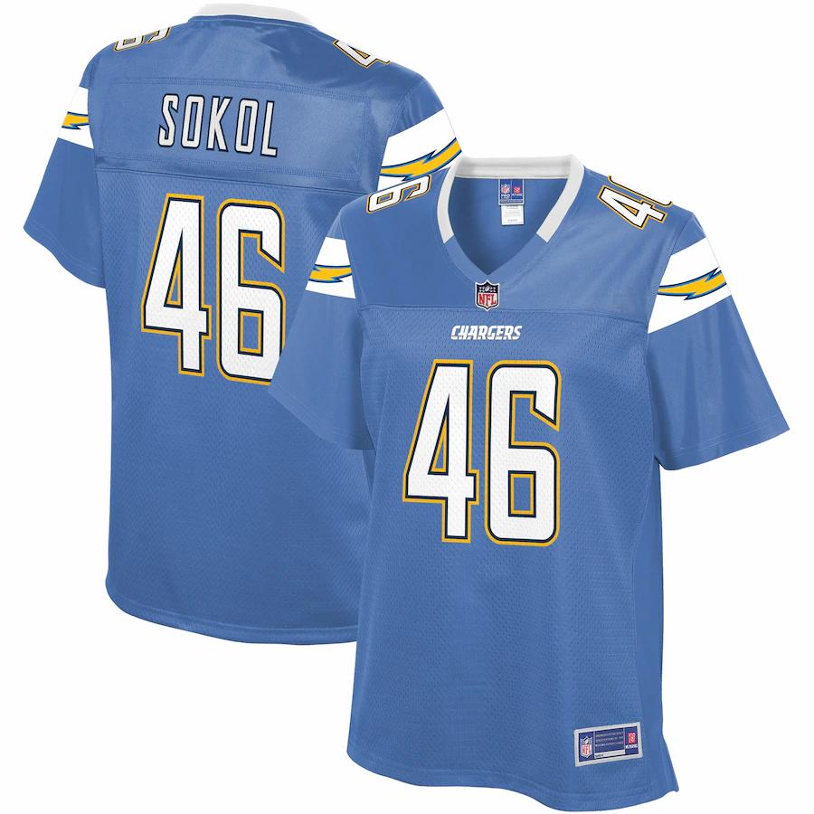 Matt Sokol Los Angeles Chargers Nfl Pro Line Womens Alternate Team ...