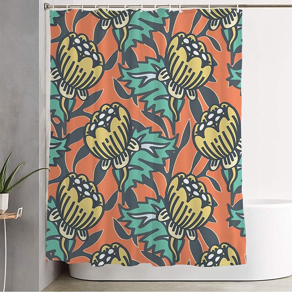 Medieval William Fashion Inspired Morris Pattern Design Bathroom Shower ...