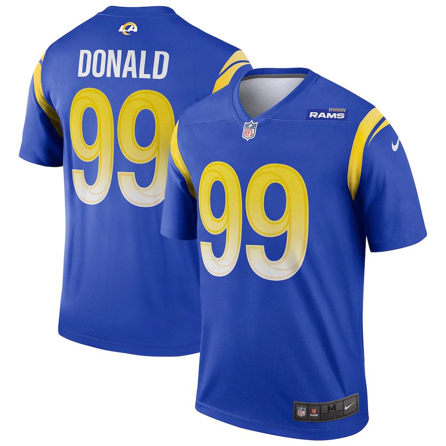 Mens Los Angeles Rams Aaron Donald Nike Royal Legend Jersey - Bluefink