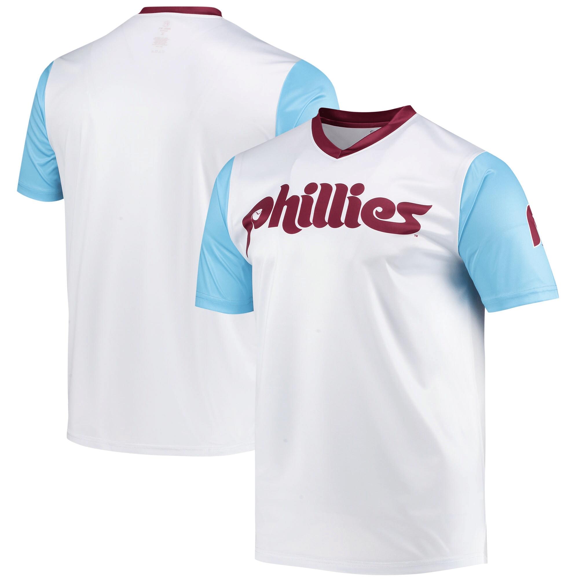 Men's Stitches White Philadelphia Phillies Cooperstown Collection ...