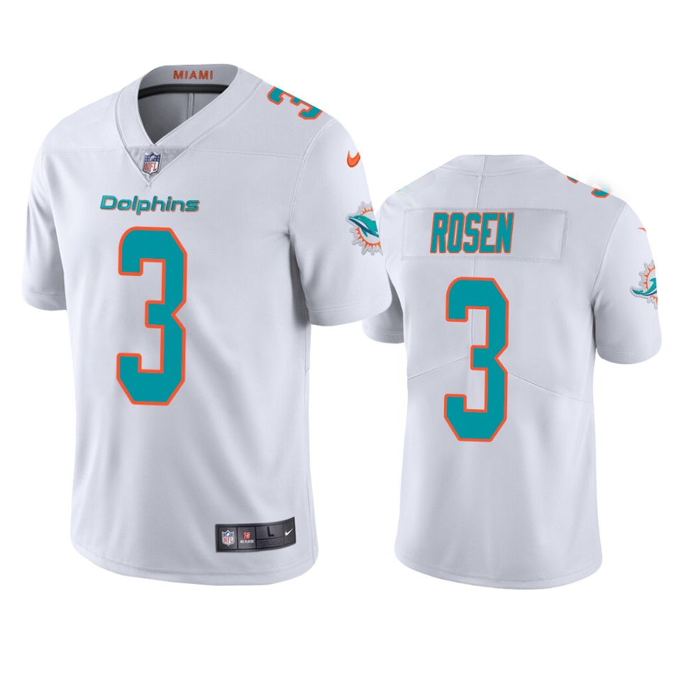 Miami Dolphins Josh Rosen White Vapor Limited Jersey - Bluefink