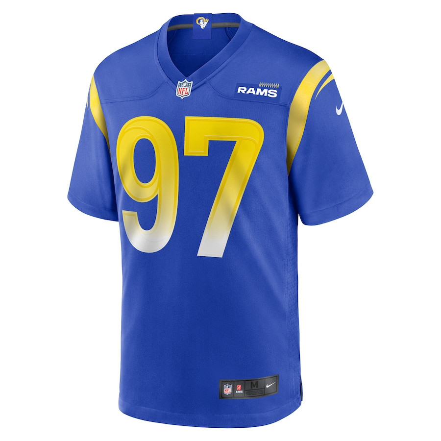 Michael Hoecht Los Angeles Rams Game Player Jersey - Royal - Bluefink
