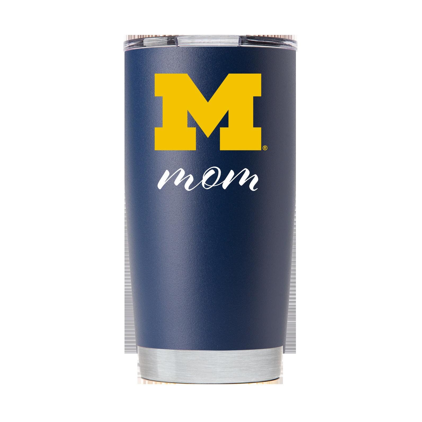 Michigan Mom Navy Tumbler Gift for Fan - Bluefink