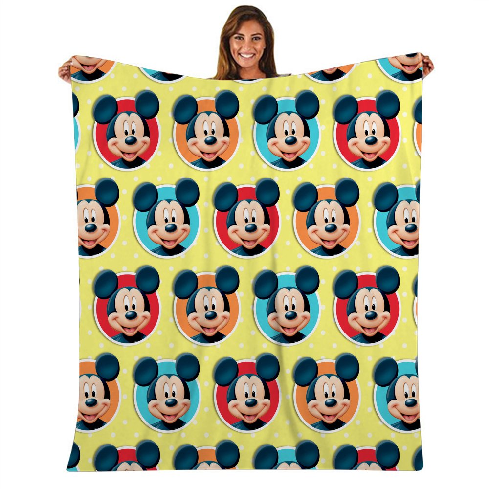 Mickey Mouse Kids Classic Blanket - Bluefink