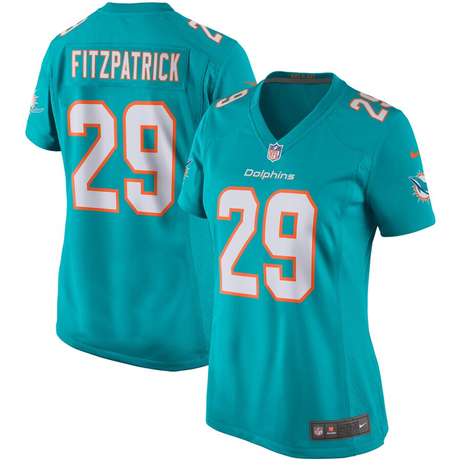 Minkah Fitzpatrick Miami Dolphins Nike Womens Game Jersey - Aqua - Bluefink
