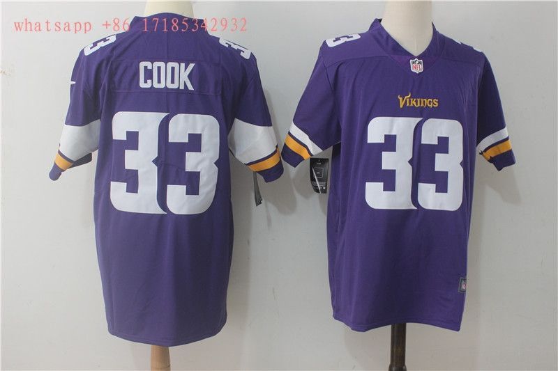 Minnesota Vikings Dalvin Cook #33 Nfl 2020 Navy Blue Jersey Jersey ...