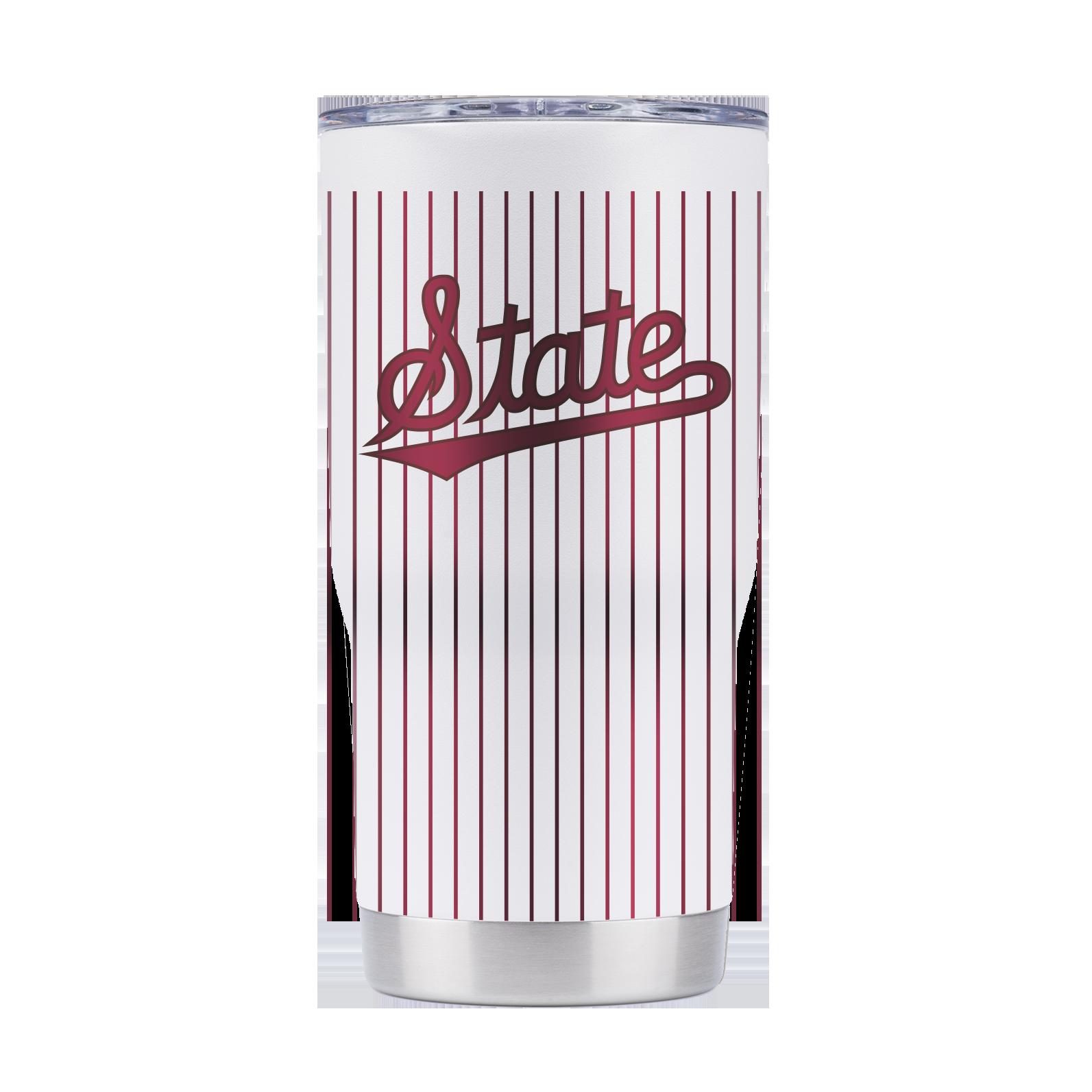 Mississippi State Pinstripe Baseball Tumbler - Mississippi State ...