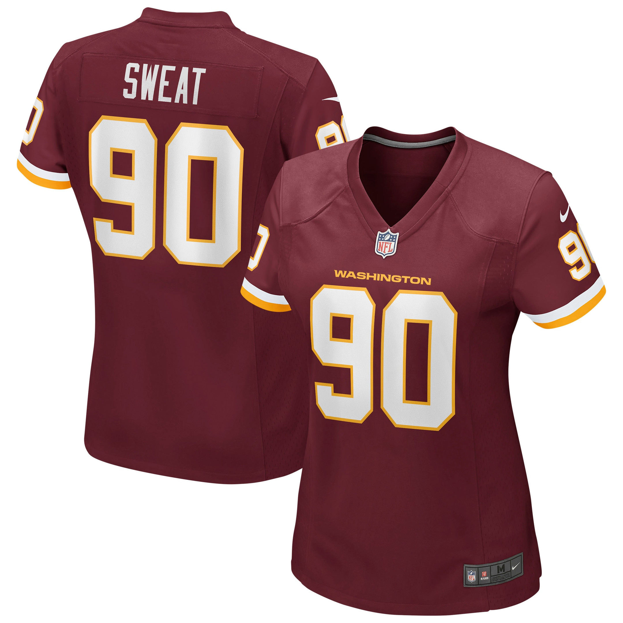 Montez Sweat Washington Football Team Womens Game Player Jersey ...