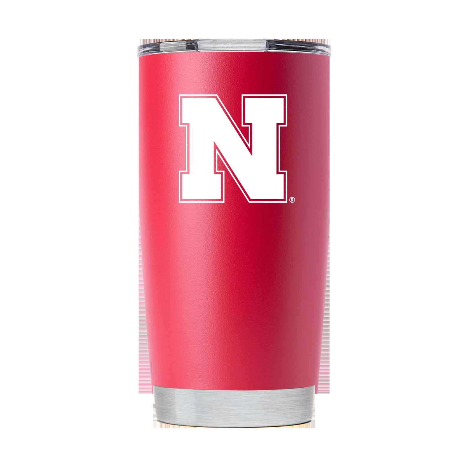 Nebraska Red Tumbler - Nebraska Red Team Logo Tumbler - Go Cornhuskers ...