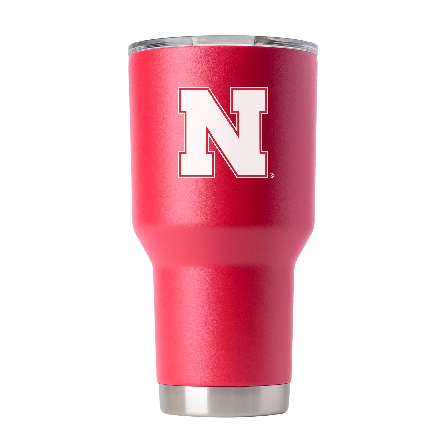 Nebraska Red Tumbler - Nebraska Red Team Logo Tumbler - Go Cornhuskers ...