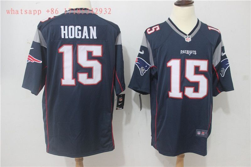 New England Patriots Chris Hogan #15 Nfl 2020 Navy Jersey Jersey - Bluefink