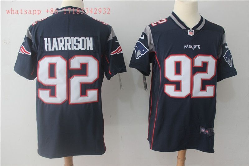 New England Patriots James Harrison #92 Nfl 2020 Navy Jersey Jersey ...